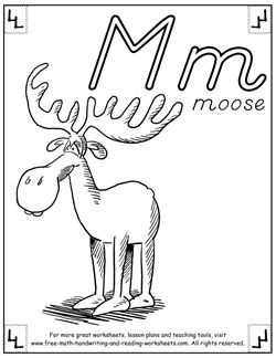 Alphabet Coloring Pages - Letters, Pictures, & Words