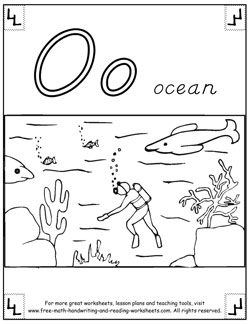 Alphabet Coloring Pages - Letters, Pictures, & Words